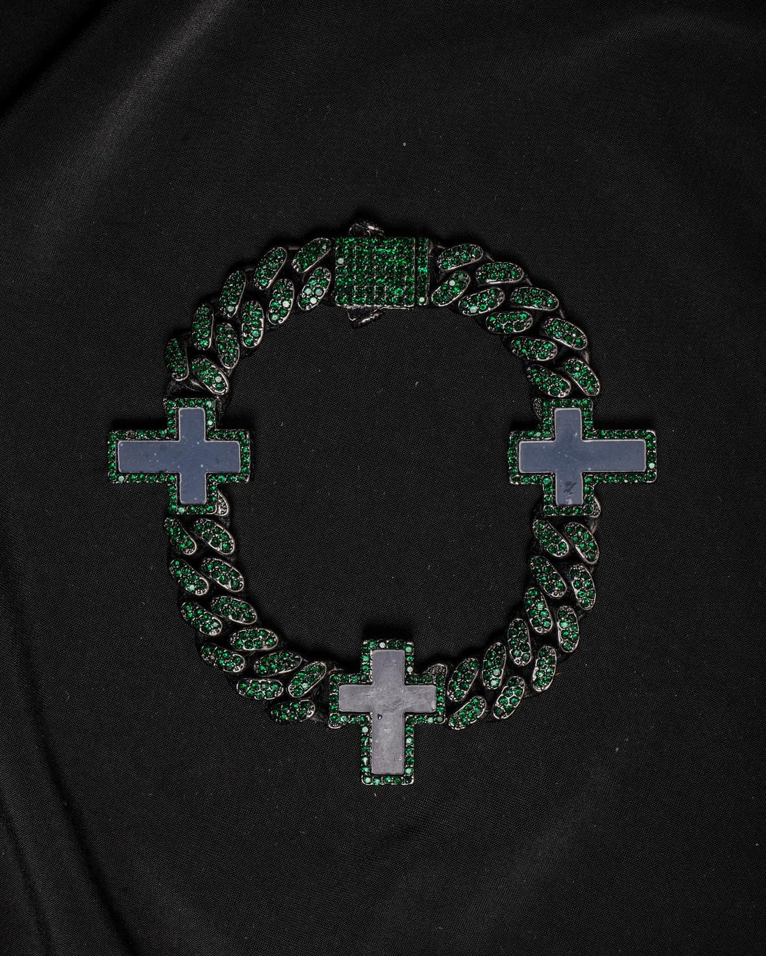 Cyber Cross Chain Bracelet – www.manaca.in